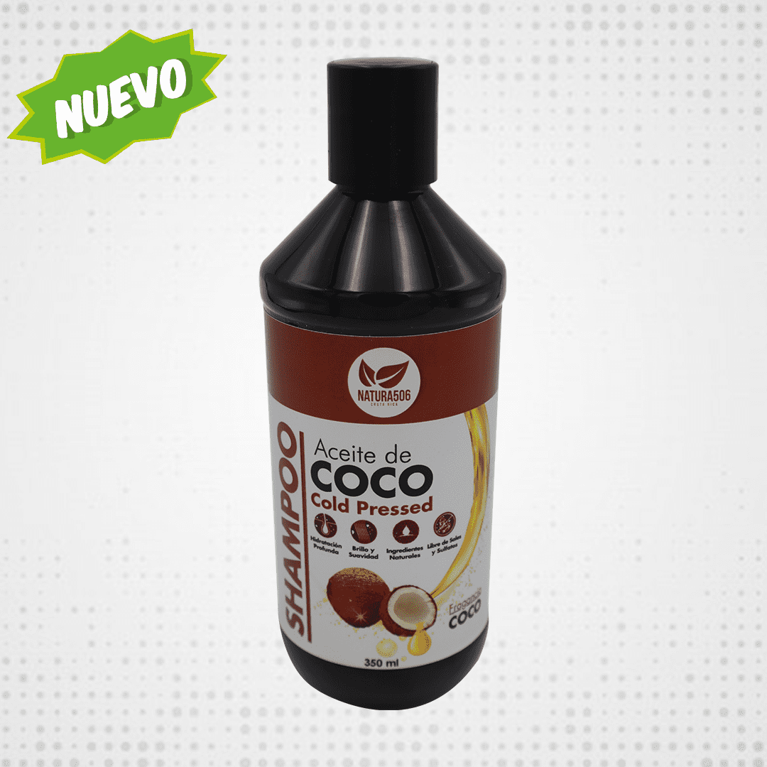 Shampoo a Base Aceite coco 350ml – Natura506shop