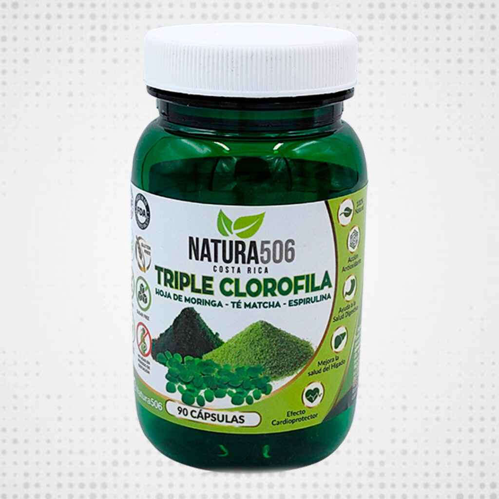 CÁPSULAS TRIPLE CLOROFILA 90 UNIDADES – Natura506shop